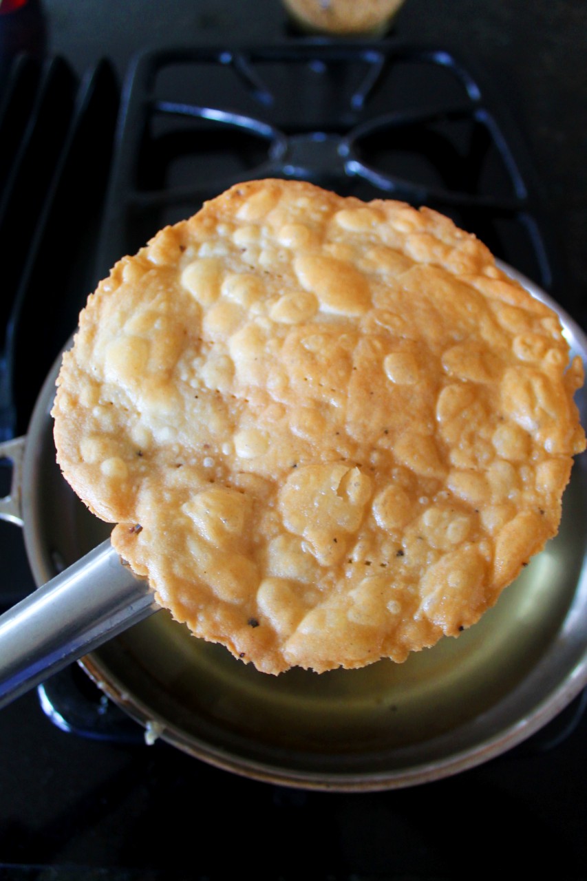 Pakwan / Crispy Fried bread - Living Smart And Healthy