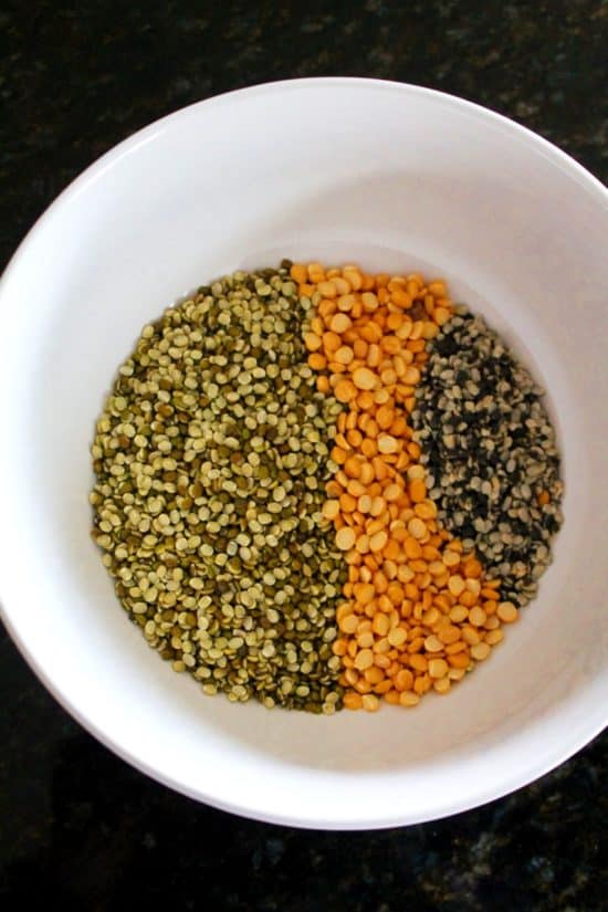 Sindhi Tidali Dal | Mixed Lentils - Living Smart And Healthy