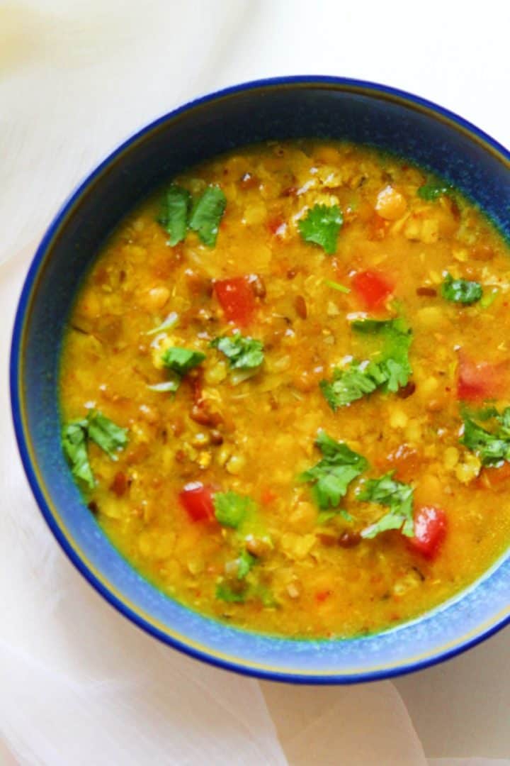 Tidali Dal / Three Lentils - Instant Pot, Stove Top - Living Smart And ...