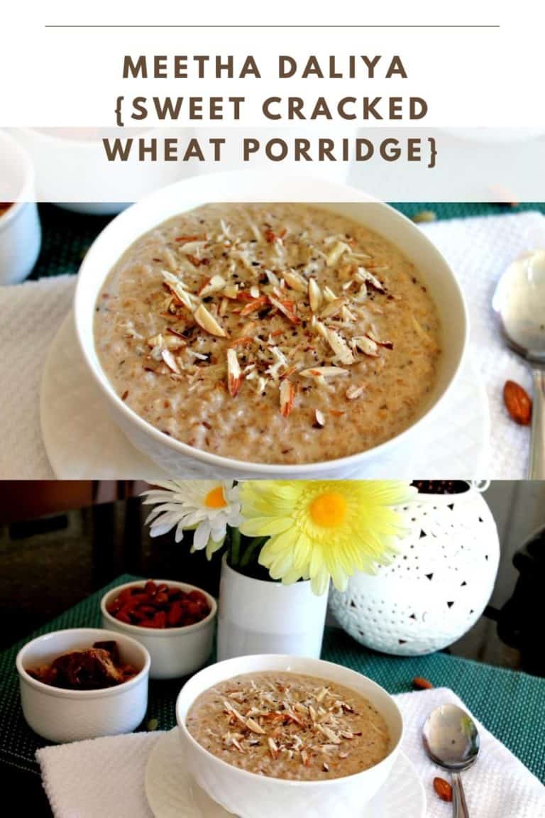 Cracked Wheat Porridge/ Meetha Daliya - Living Smart And Healthy