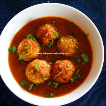 Recipe Lauki Kofta - Living Smart And Healthy