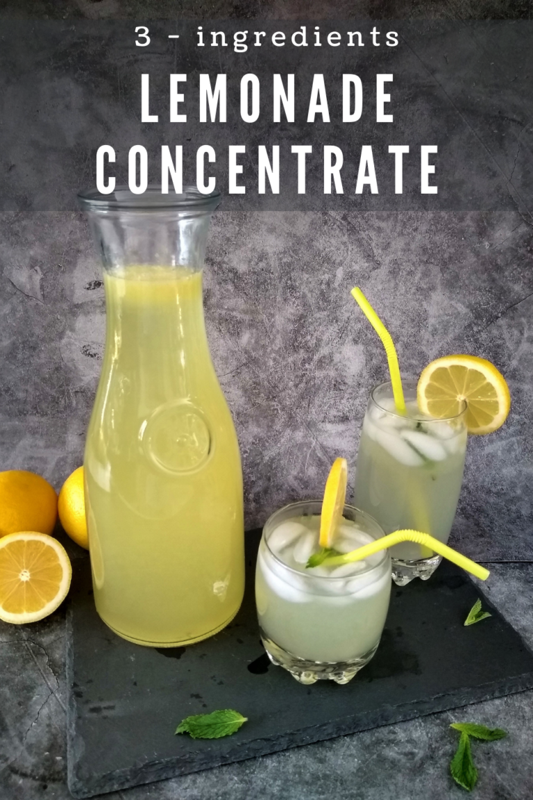 Homemade Lemonade Concentrate - Instant Pot, Stove Top - Living Smart ...