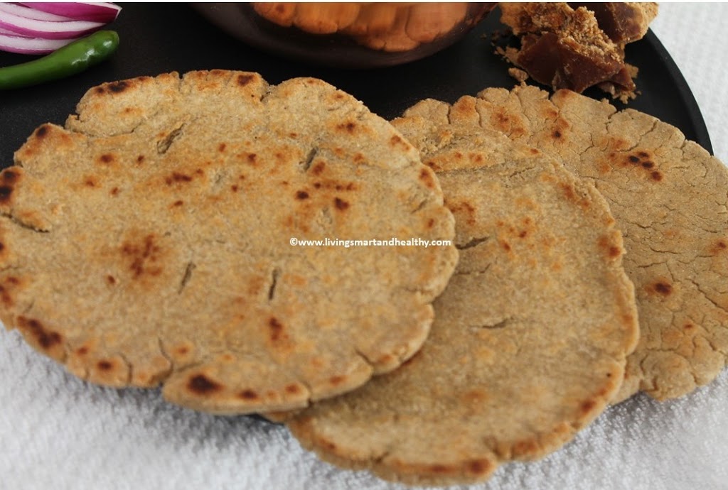 Jowar Bhakri / Sorghum Flour Flatbread - Living Smart And Healthy