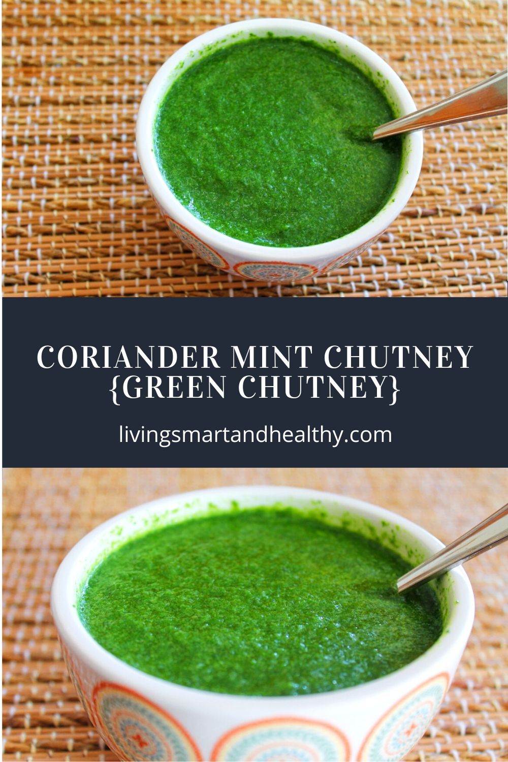 Coriander Mint Chutney / Green Chutney / Dhaniya Pudina Ki Chutney ...