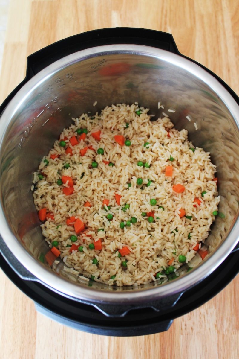 Instant Pot Fried Rice - Living Smart And Healthy
