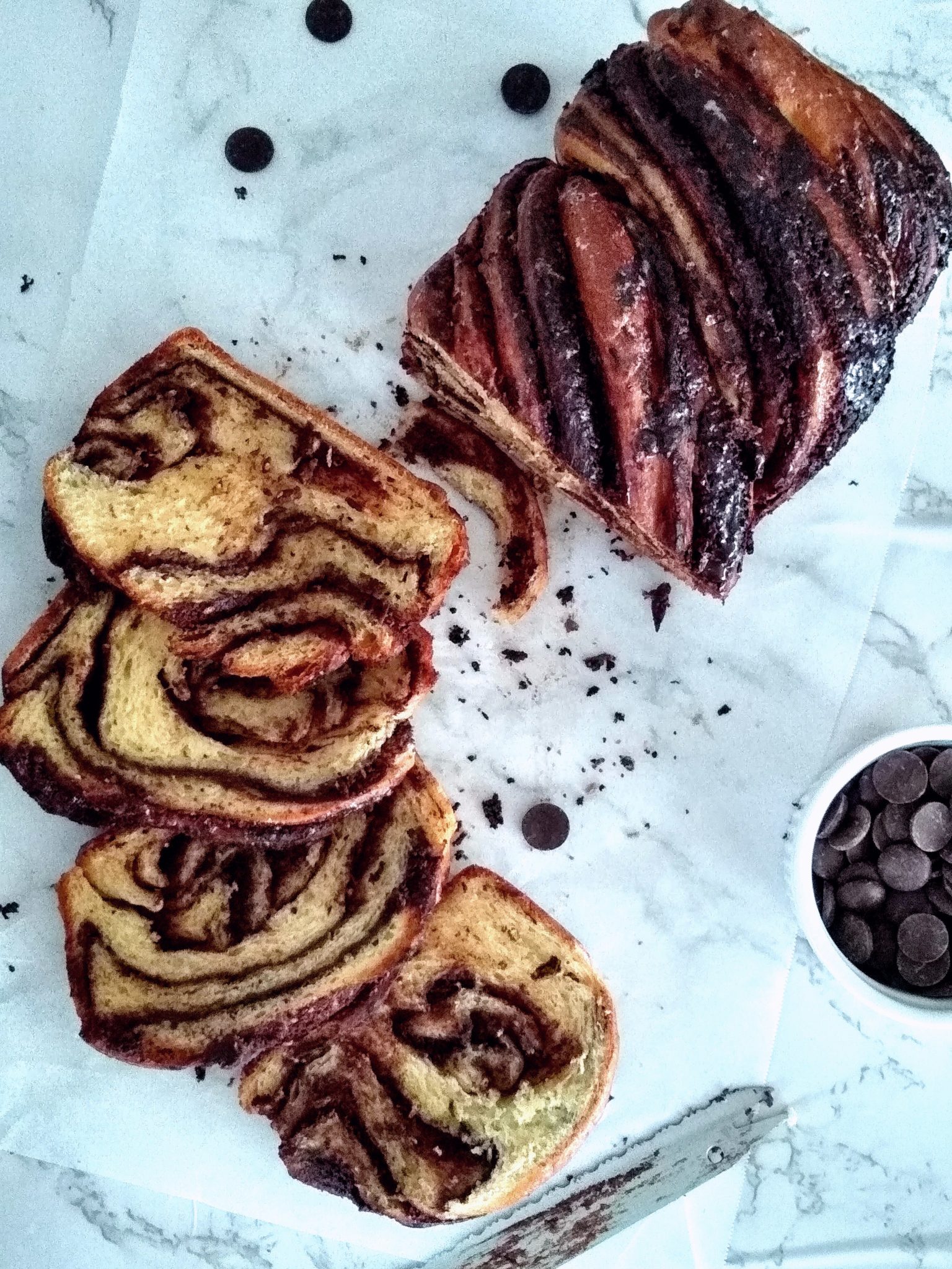 Babka Bread / Chocolate Babka / Krantz Cake - Living Smart And Healthy