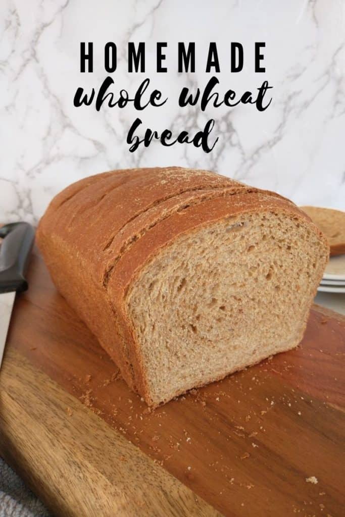 Homemade Whole Wheat Bread - Living Smart And Healthy