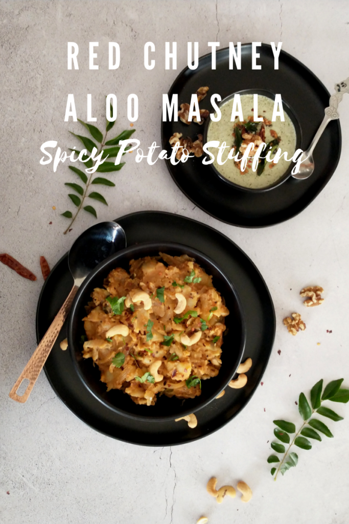 Red Chutney Aloo Masala - Living Smart And Healthy