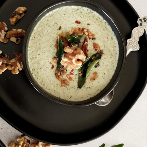 Coconut Chutney with Walnuts - Living Smart And Healthy