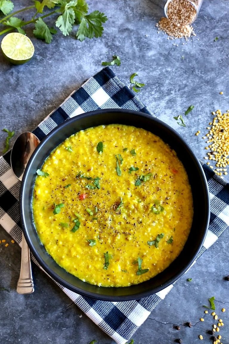 Easy Dalia Khichdi [Indian Savory Porridge With Broken Wheat] - Living ...