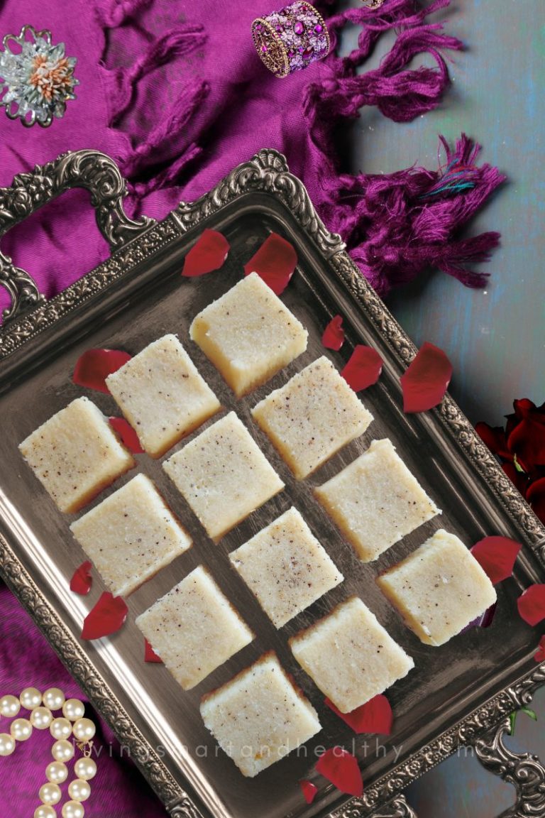 Coconut Burfi - Living Smart And Healthy