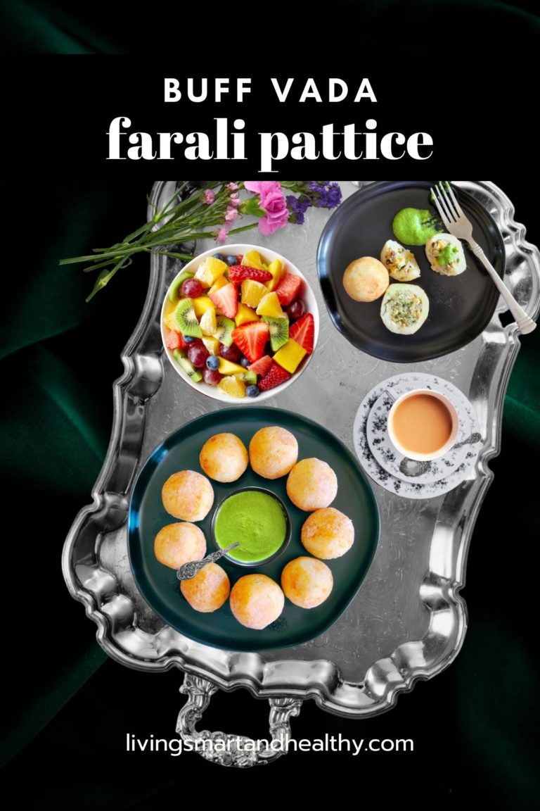 No Fry Buff Vada [Farali Pattice] - Living Smart And Healthy