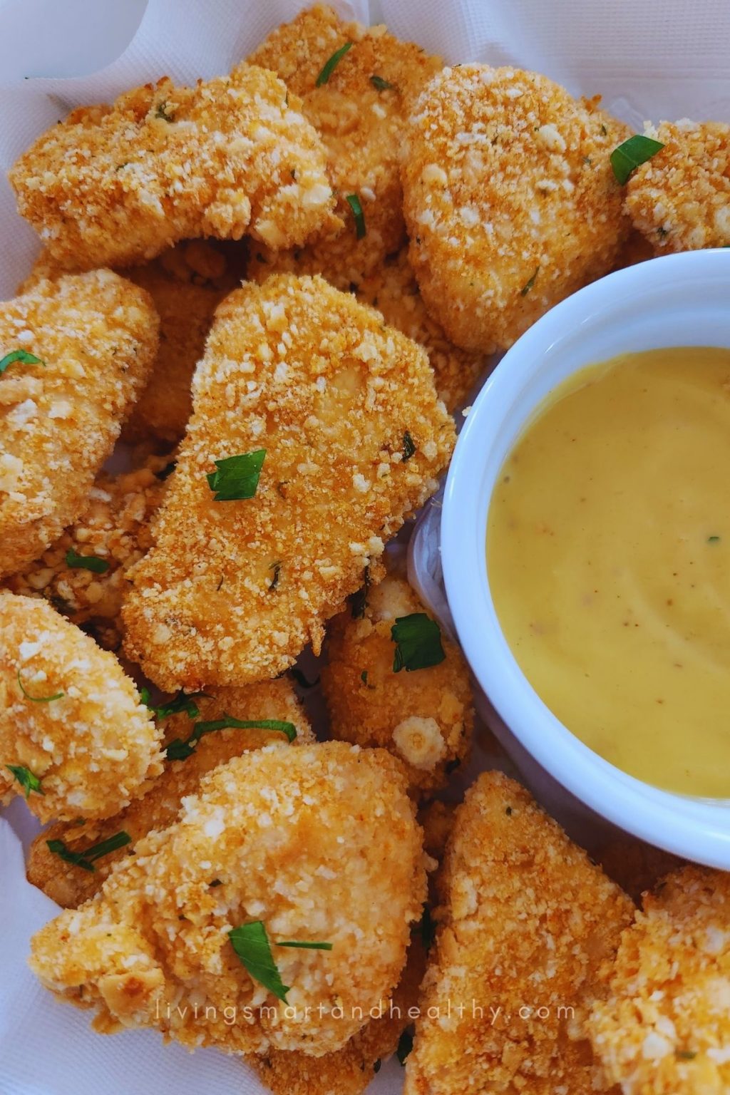 Air Fryer Chicken Nuggets - Living Smart And Healthy