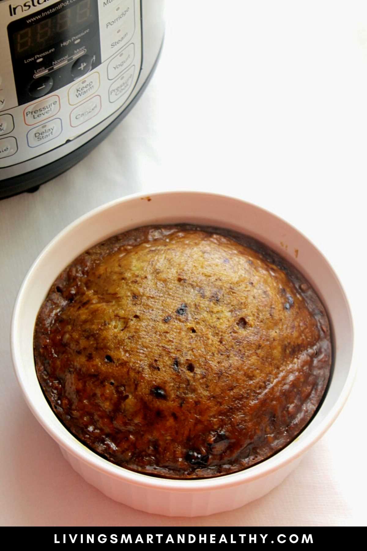Easy & Moist Instant Pot Banana Bread Recipe (video) - Living Smart And ...