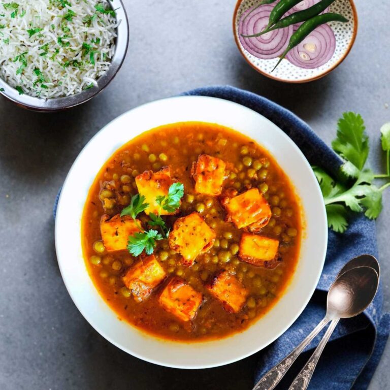 Authentic Matar Paneer Recipe [Mutter Paneer] - Living Smart And Healthy
