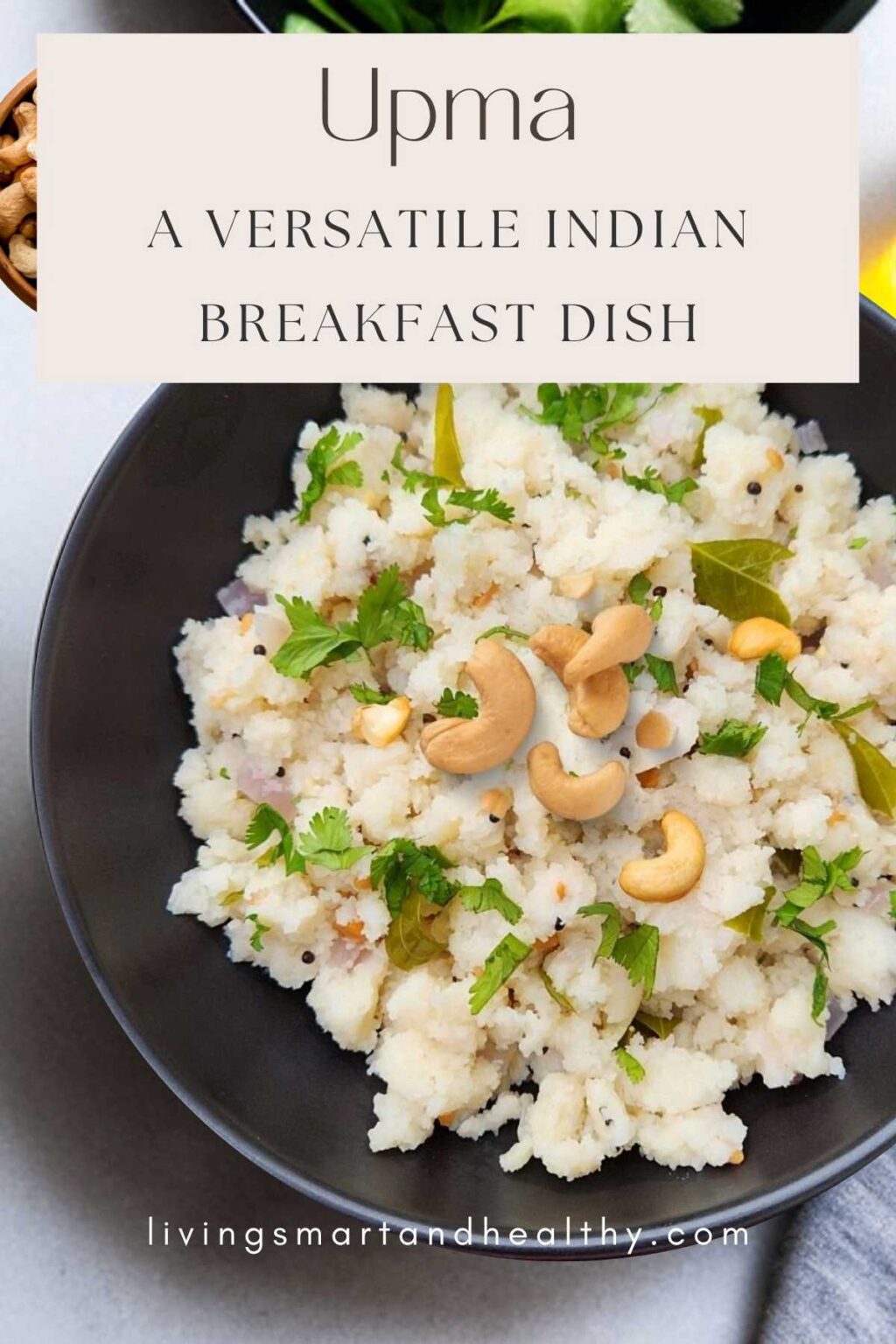 Upma Recipe: How to make Upma - Living Smart And Healthy