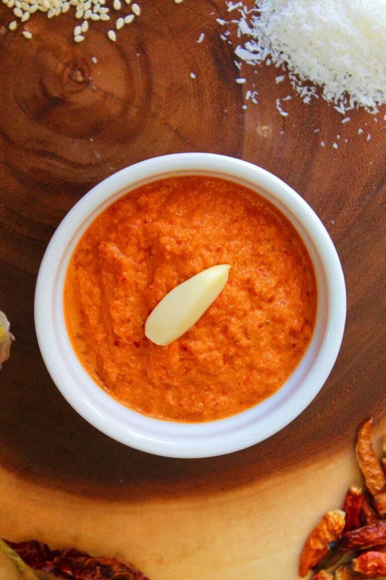 The Fiery: Red Chutney For Masala Dosa - Living Smart And Healthy
