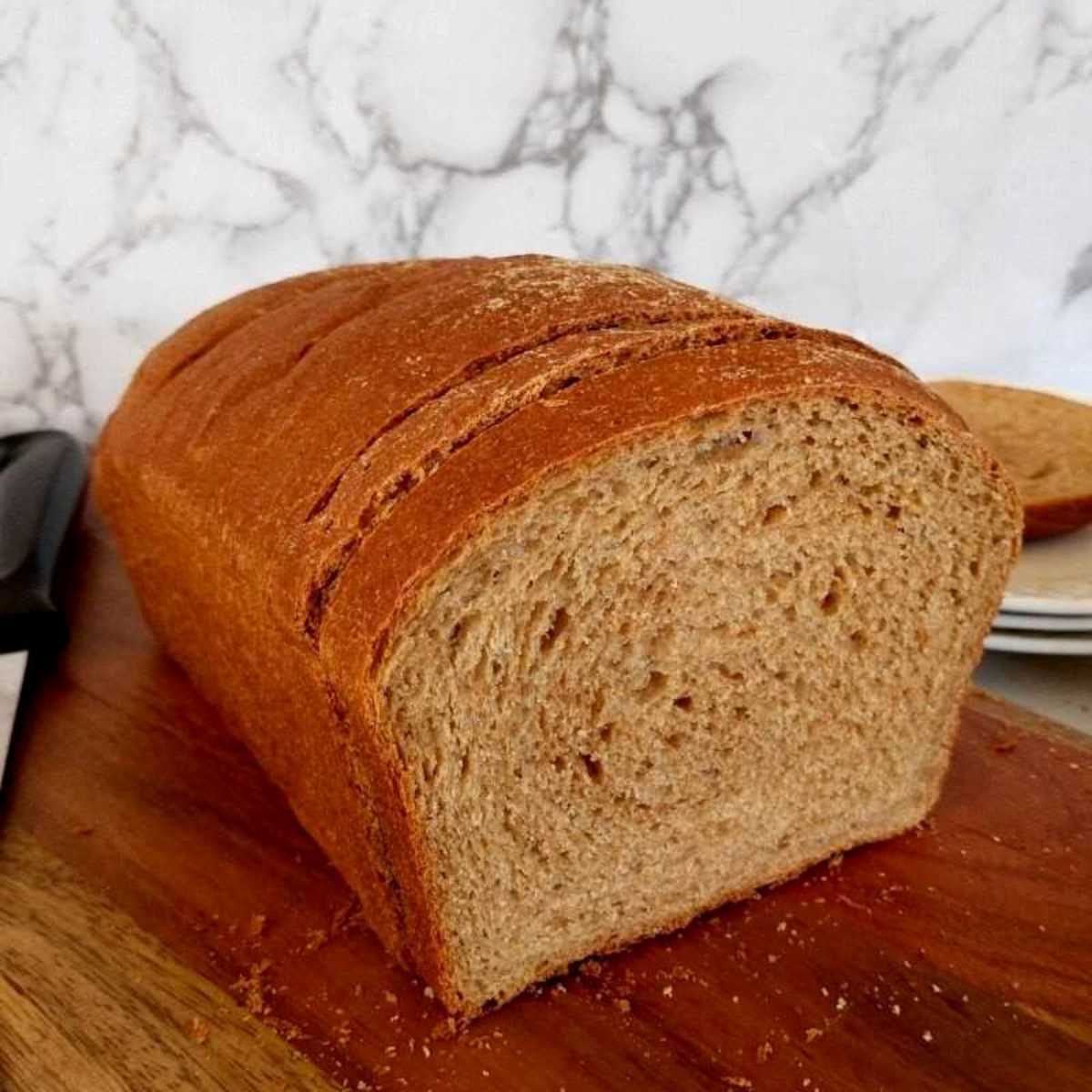 The Best Whole Wheat Bread - Easy Homemade Bread Recipe - Living Smart ...