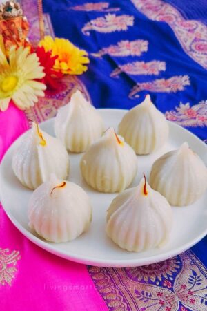 Ukadiche Modak | Modak Recipe (With & Without Mould) - Living Smart And ...