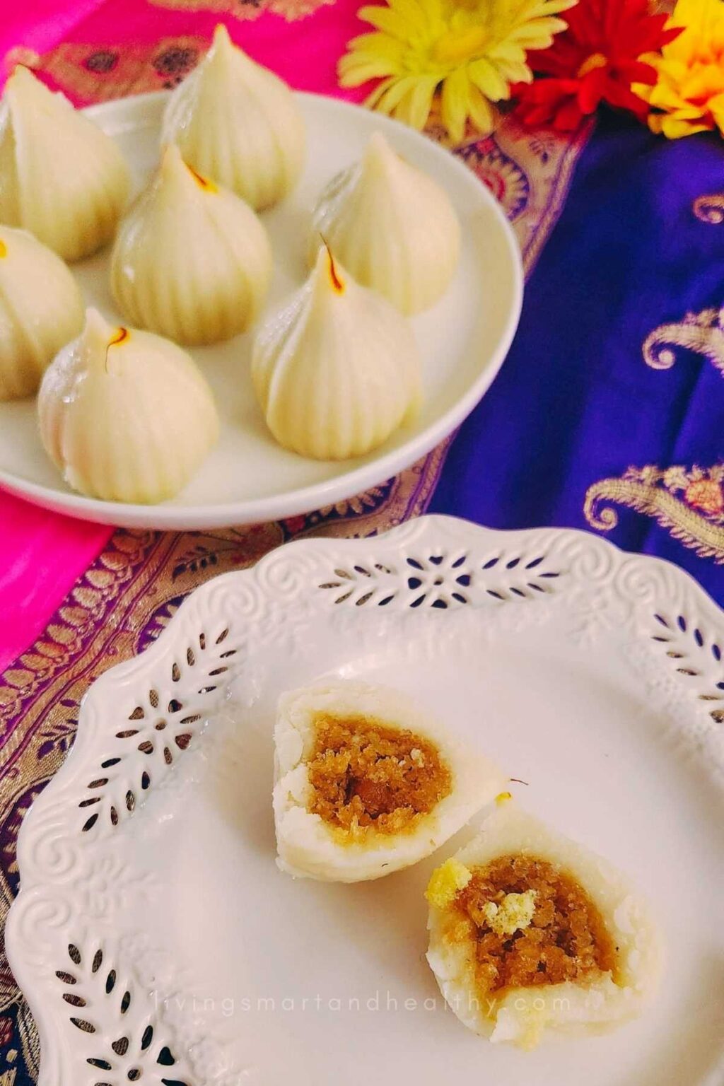 Ukadiche Modak | Modak Recipe (With & Without Mould) - Living Smart And ...