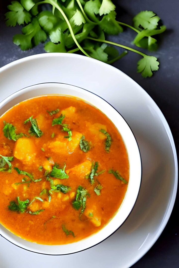 Easy Potato Curry [Aloo Ki Sabji] - Living Smart And Healthy