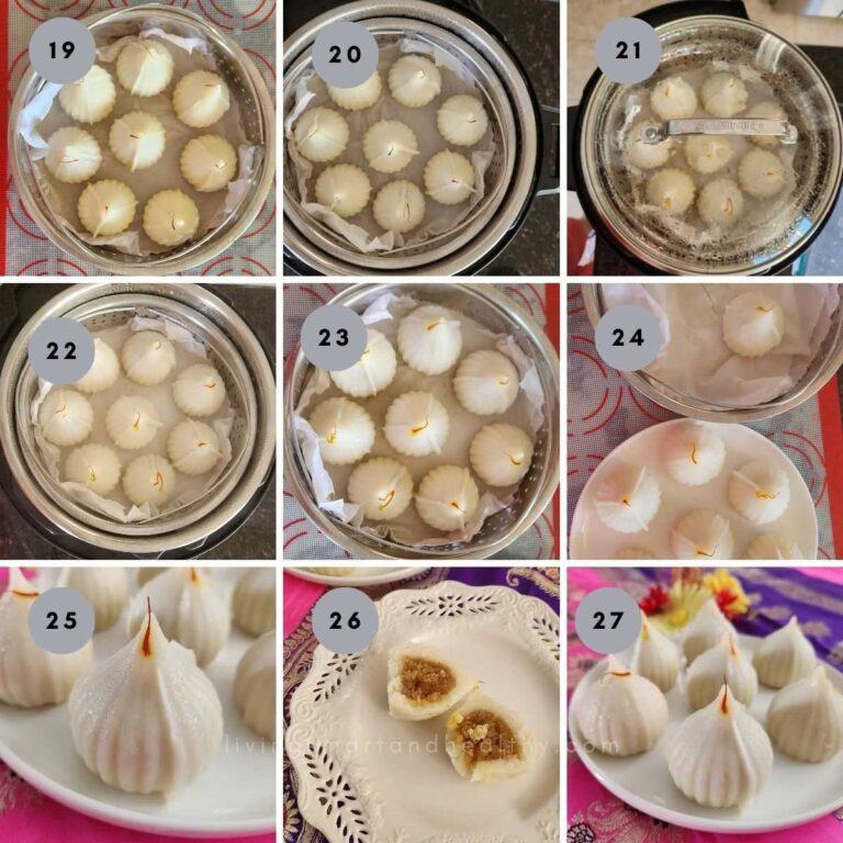 Ukadiche Modak | Modak Recipe (With & Without Mould) - Living Smart And ...