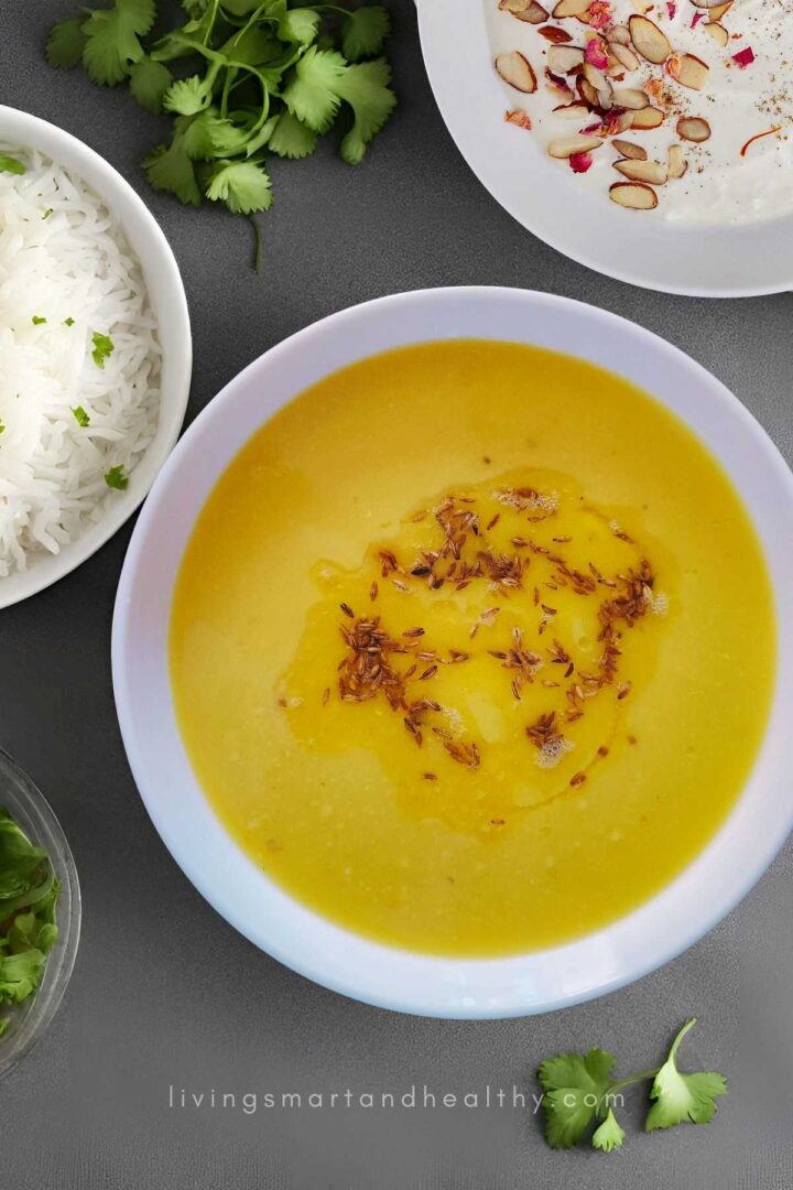 Simple Varan Bhaat [Maharashtrian Varan Recipe] - Living Smart And Healthy