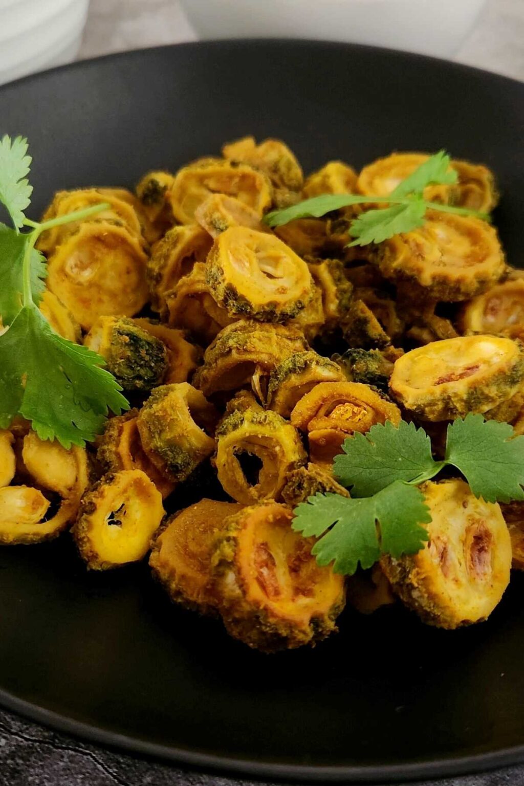 Baked Sweet Sour Bitter Gourd | Khatta Meetha Karela - Living Smart And ...