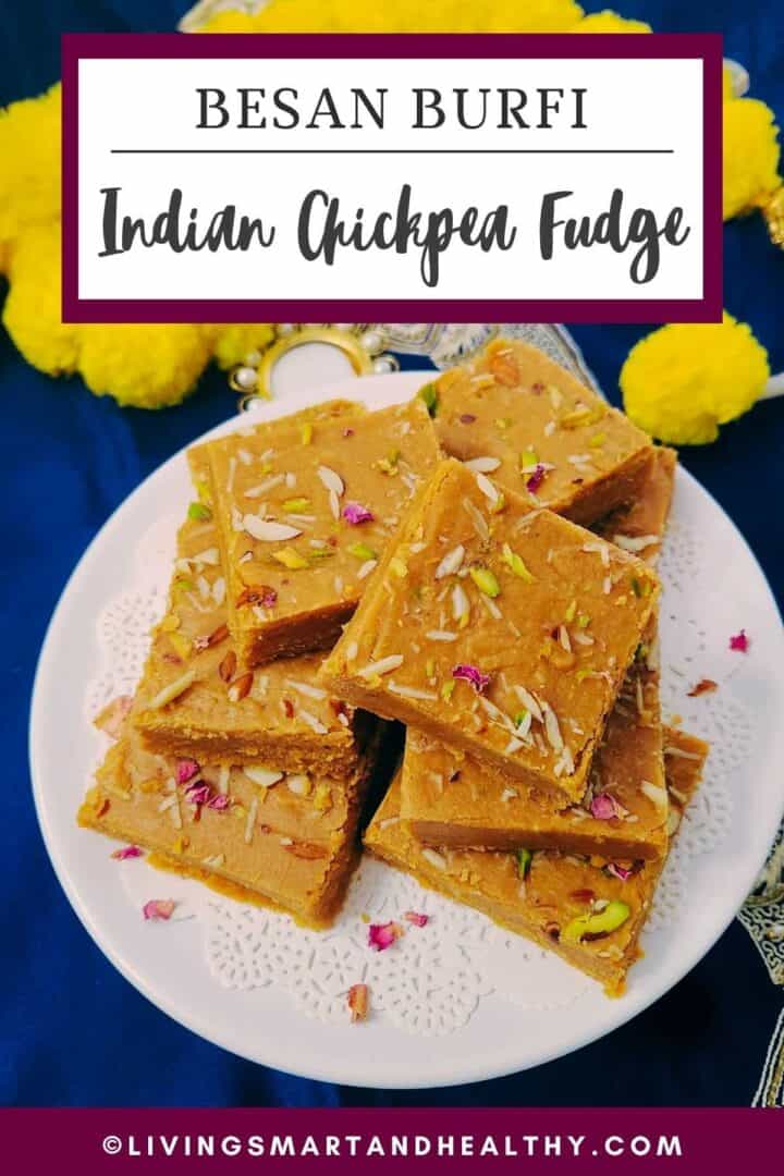 Besan Burfi Recipe | Easy Besan Ki Barfi