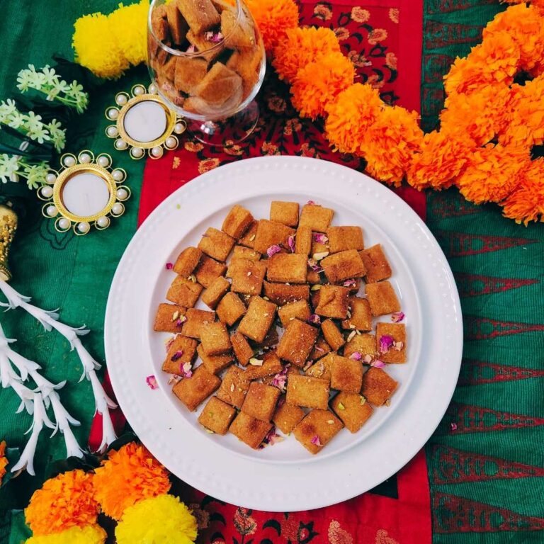 Easy Whole Wheat Shakarpara Recipe (Shakarpali)