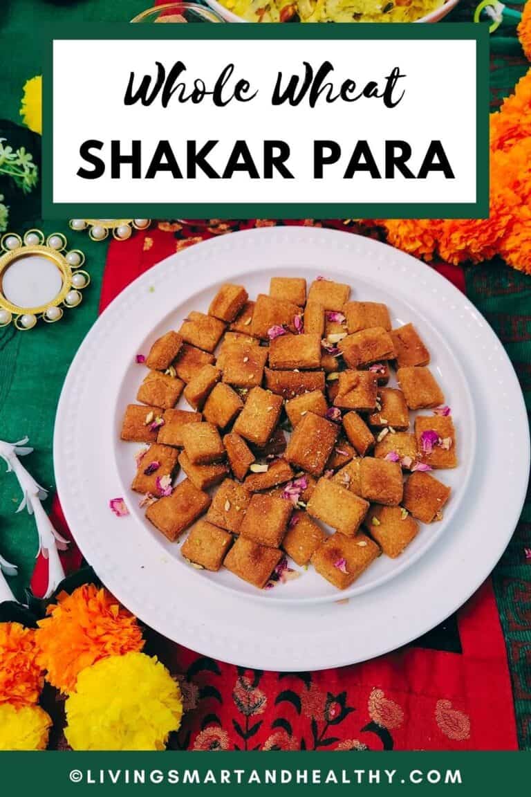 Easy Whole Wheat Shakarpara Recipe (Shakarpali)