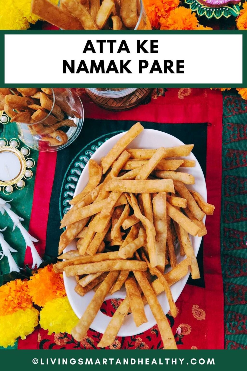 Crispy Atta Namak Para | Recipe For Aate Ke Namak Pare | How to make ...