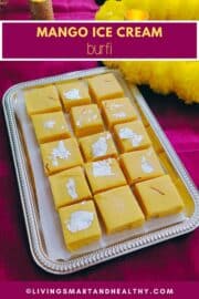 2-Ingredient Mango Ice Cream Barfi