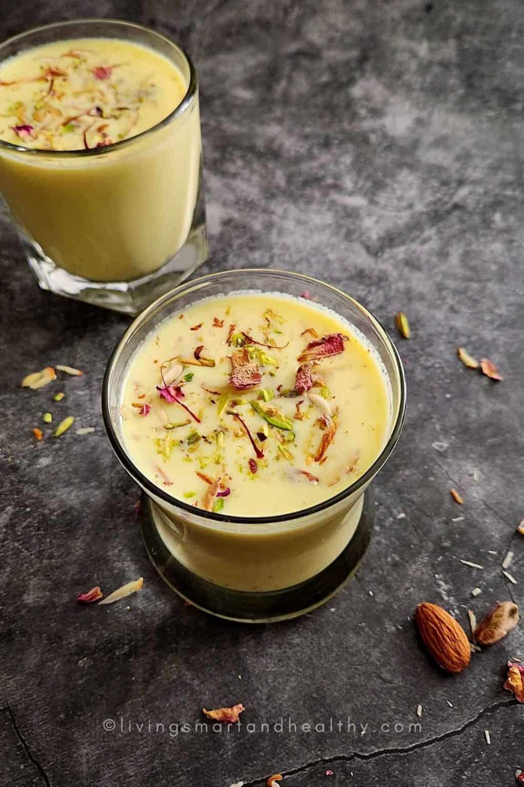 Badam Doodh | Badam Milk Recipe