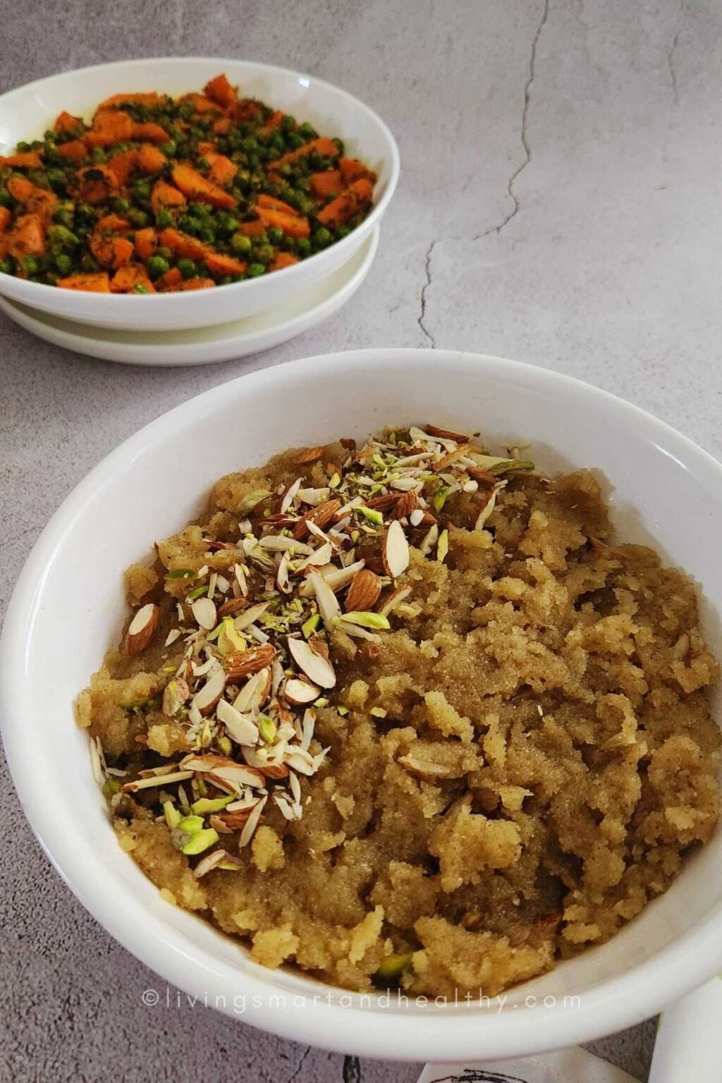 Gur Ka Halwa Recipe | Sooji Halwa with Jaggery - Living Smart And Healthy