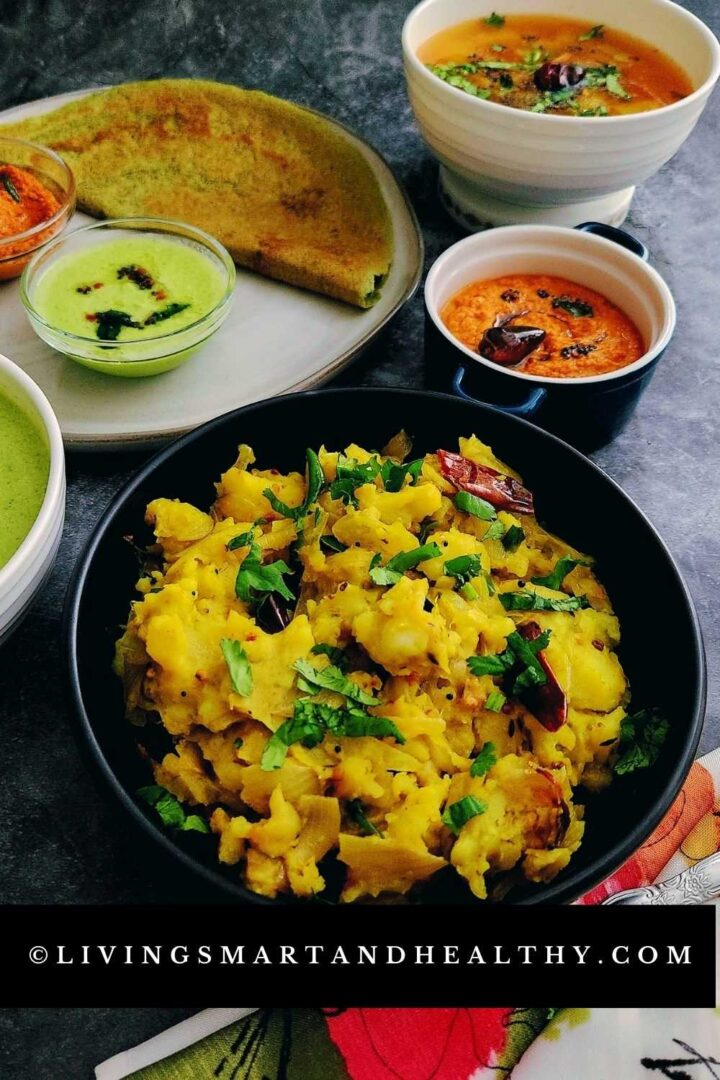 Aloo Masala | Masala for Masala Dosa | Potato Masala - Living Smart And ...