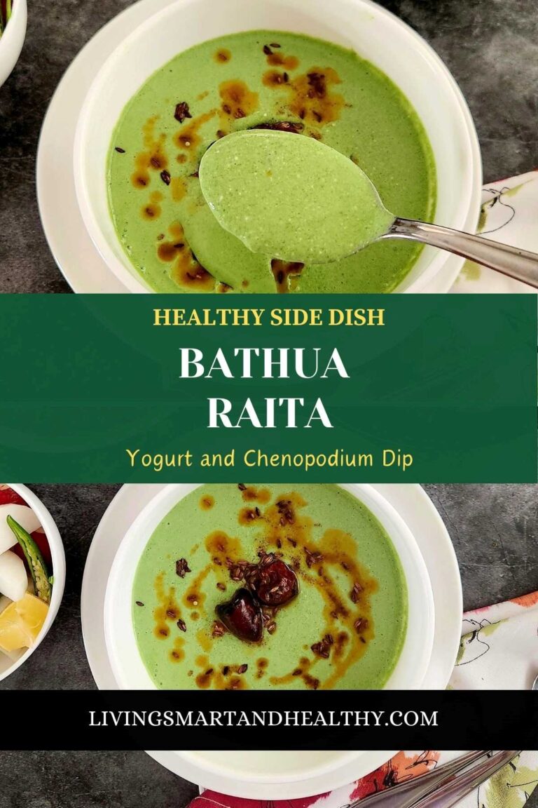 Bathua Raita | Chenopodium Yogurt Dip - Living Smart And Healthy