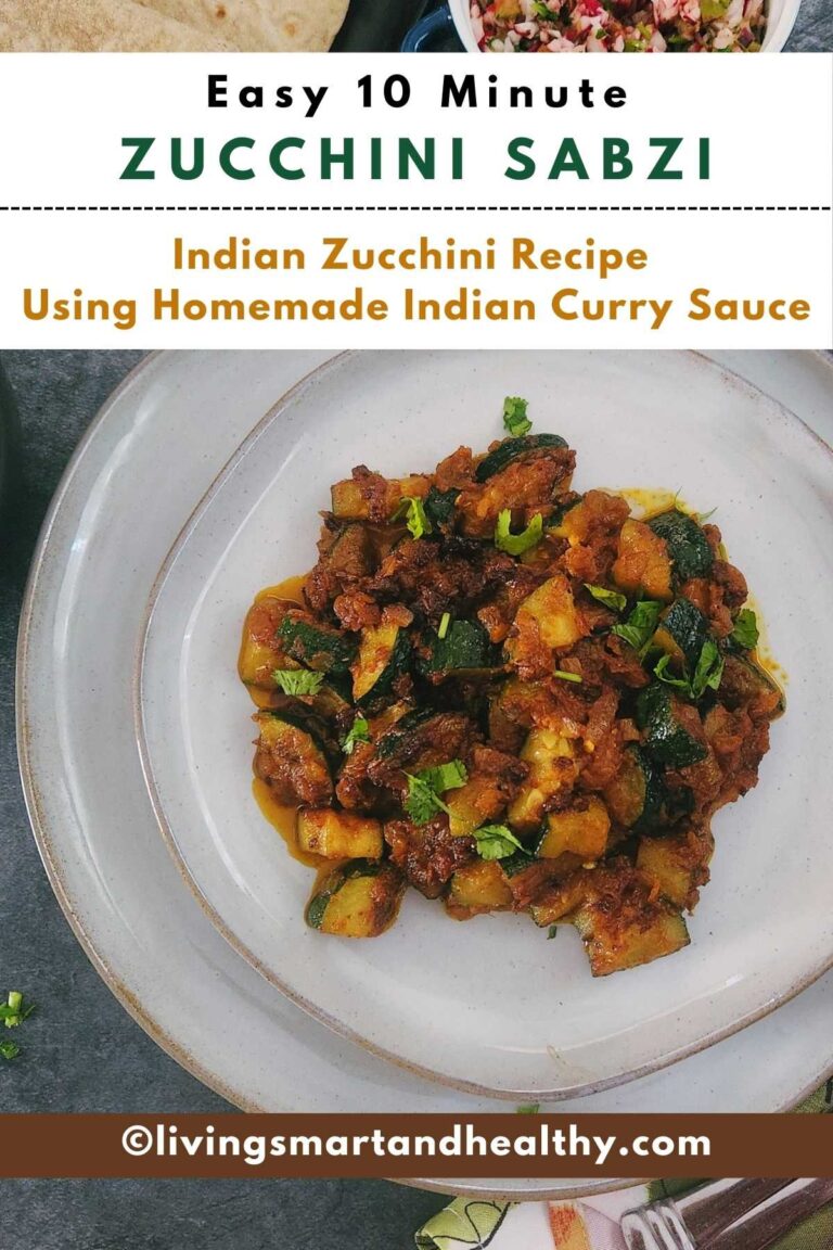 Quick Zucchini Sabzi Using Homemade Bhuna Masala | Indian Zucchini ...