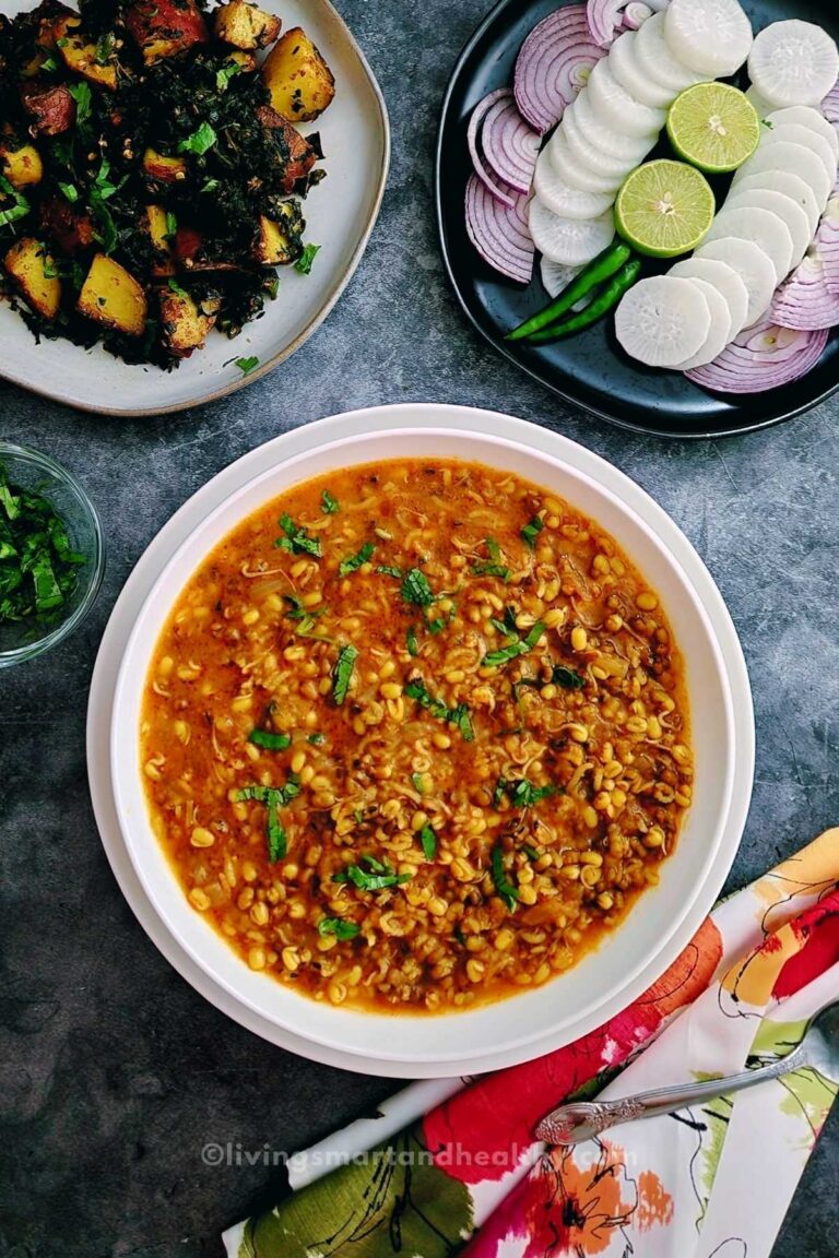 Easy Sprouts Curry - Living Smart And Healthy