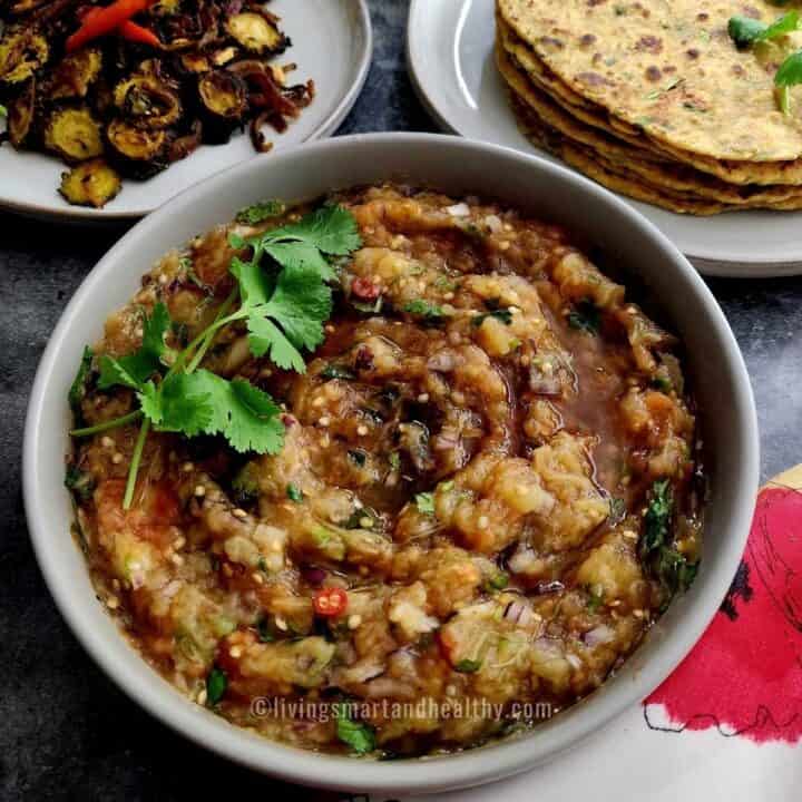 Baingan Chokha Recipe | Litti Chokha - Living Smart And Healthy
