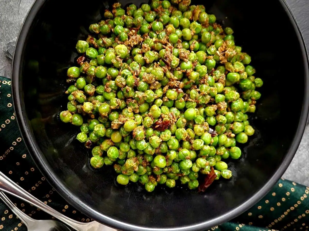 Sukhe Matar - Indian Peas Recipe