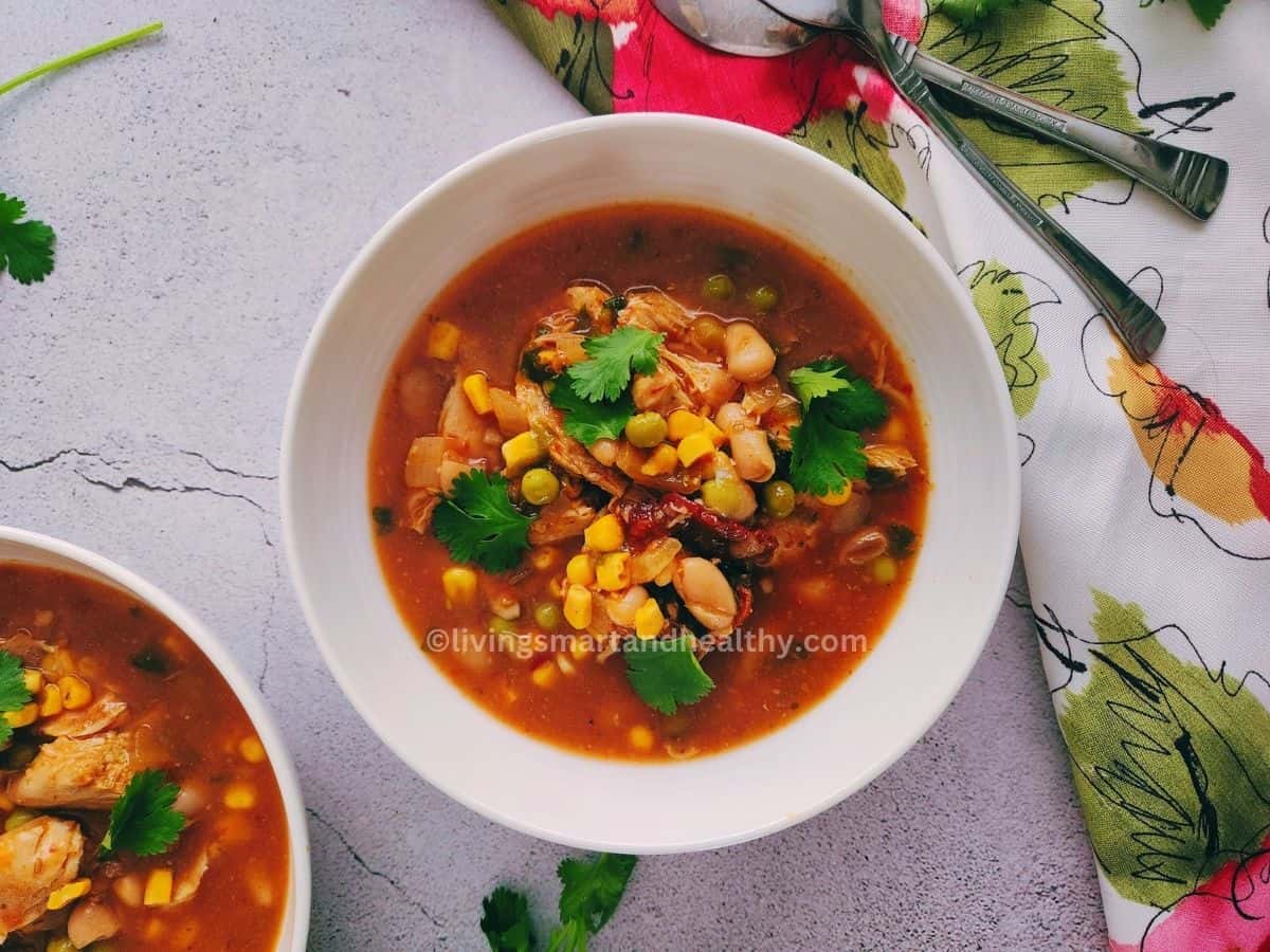 Chipotle Chicken Soup - Living Smart And Healthy