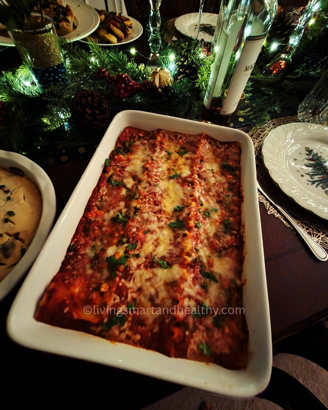 High-Protein Eggless Spinach Lasagna Recipe