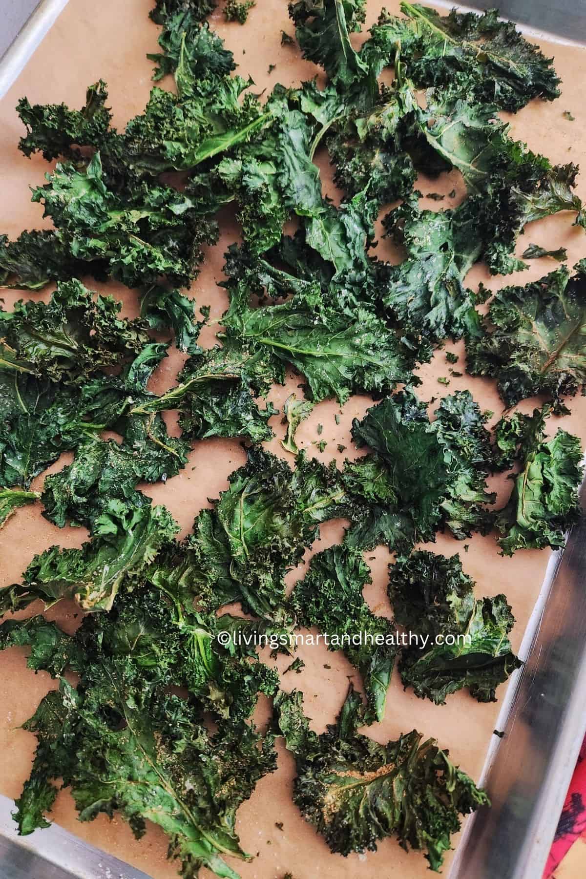 Crispy Kale Chips (Oven & Air Fryer)